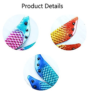 Cruis Cuka Metal Wall Décor Yard Art Cute Dragonfly Wall Sculptures Garden Decorations for Outside - Set of 3