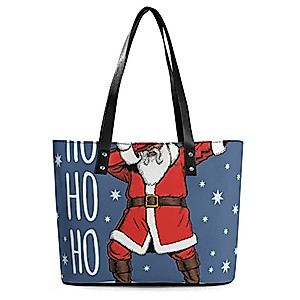 Womens Handbag Christmas Leather Tote Bag Top Handle Satchel Bags For Lady