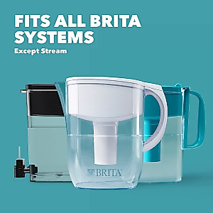 Brita Standard Water Filter, Standard Replacement Filters for Pitchers and Dispensers, BPA Free - 3 Count