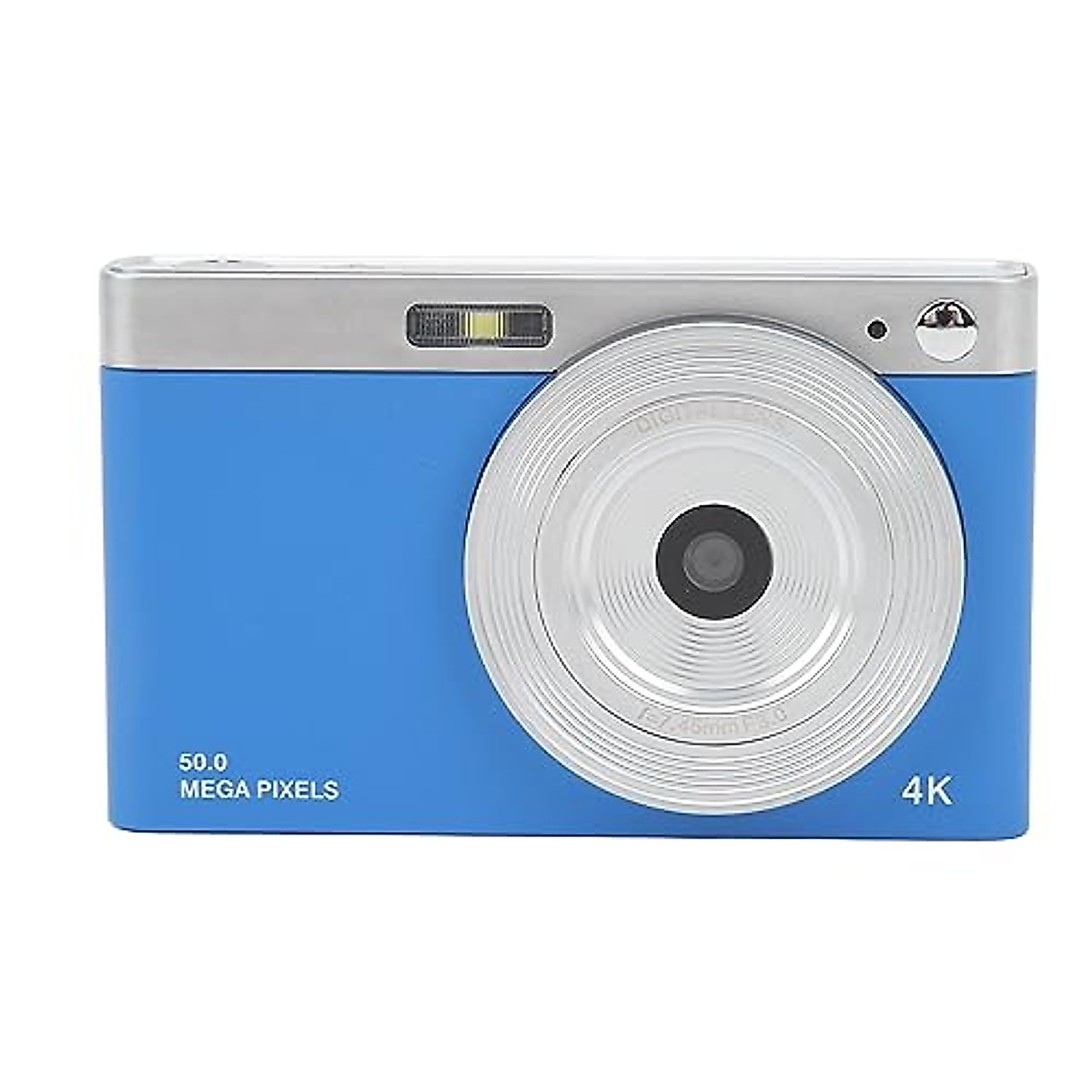 HD Digital Camera, Builtin Fill Light, 750mAh Rechargeable Battery, 16X Zoom Digital Camera, 2.88 Inch Screen, 50MP AntiShake Outdoor (Blue)