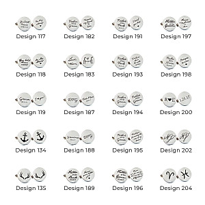 Mini Wim Custom Engraved Stainless Wedding Cuff Links, Free Engraving, Personalized Cufflinks for Groom, Jewelry Gift for Men, Father of the Bride Gift from Bride