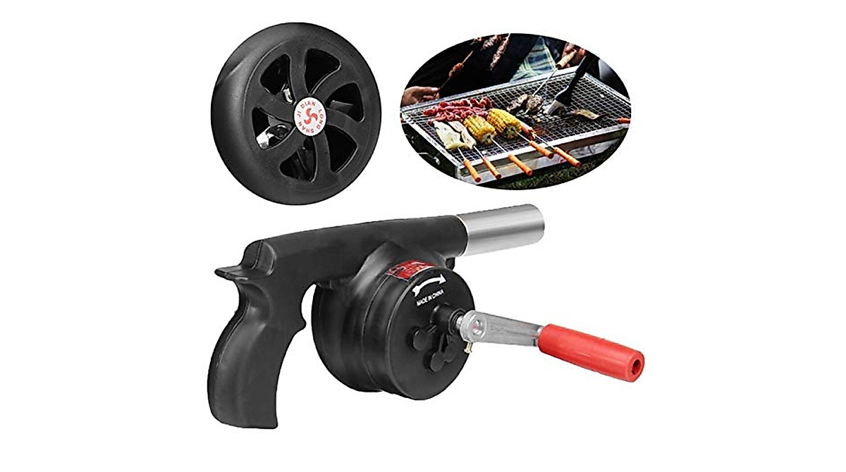 Esweny Hand Crank BBQ Fan & Air Blower - Portable & Durable