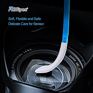 AAWipes Sensor Cleaning Swabs for APS-C Sensors of DDR DSLR or SLR Camera (20 Pack of 16 mm Sensor Cleaning Swabs)