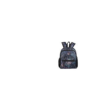 OREZI Night Time Planet And Star Constellation Galaxy Pattern Kids Backpack,Toddler Schoolbag Preschool Bag Travel Bacpack for Little Boy Girl