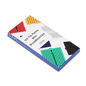 ELEGOO 6PCS 170 tie-Points Mini Breadboard kit for Arduino Proto Shield Distribution Connecting Blocks