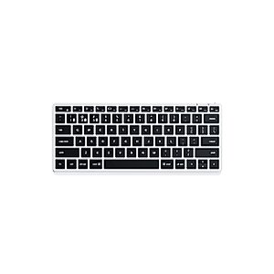 Satechi Slim X1 Bluetooth Backlit Keyboard – Illuminated Keys & Multi-Device Sync – for M2/ M1 MacBook Pro/Air, M2/ M1 iPad Pro/Air, M2 Mac Mini, iMac M1 (Silver)