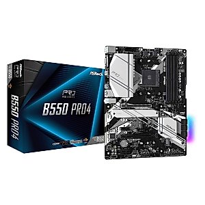 ASRock B550 PRO4 Supports 3rd Gen AMD AM4 Ryzen™ / Future AMD Ryzen™ Processors Motherboard