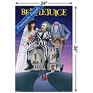 Trends International 24X36 Beetlejuice-One Sheet Wall Poster, 24" x 36", Unframed Version