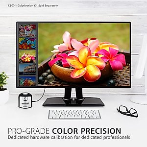ViewSonic VP2768 PRO 27" 1440p Monitor with 100% sRGB Rec 709 14-bit 3D LUT and Color Calibration for Photography and Graphic Design
