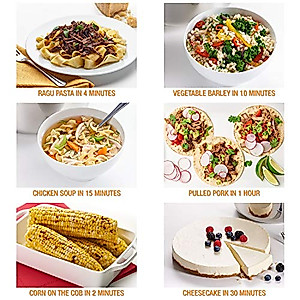 Zavor DUO 6.3 Quart Multi-Setting Pressure Cooker with Digital Cookbook and Steamer Basket - Polished Stainless Steel (ZCWDU02)