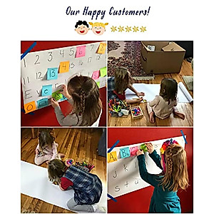 Incredible Value 3-Pack Easel Paper Roll (17" x 75ft) - Painting Paper for Kids - Roll of Paper for Kids Art & Craft - White Butcher Paper Roll - Butcher Paper for Sublimation - Ideal for DIY Crafts