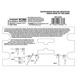 STAR BRITE Pistol Grease Gun with 3 OZ. Cartridge (028703),Silver