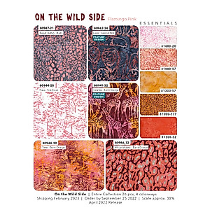 Banyan Batiks On The Wild Side Giraffes, Fabric by The Yard (Hazelwood)