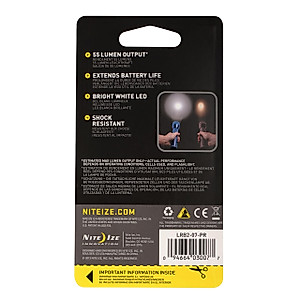 Nite Ize LED Upgrade - LED Bulb Kit for Flashlights - 55 Lumen Flashlight - 100,000 Hour Lifespan - Compatible for Most C or D Cell Flashlights
