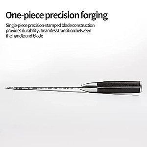 Hong wong Chef Knife,Meat and Vegetable Cleaver Knife,Hand Forged Boning Knife,Full Tang Design High Carbon Steel Kitchen Knife for Home Kitchen Restaurant