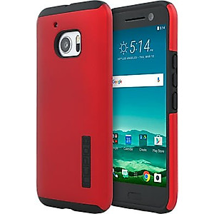 Incipio Protective Case for HTC 10 - Retail Packaging - Red / Black