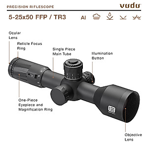 EO Tech Vudu 5-25x50 FFP VDU5-25FFTR3