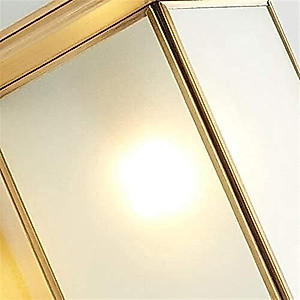 Outdoor Light Fixture All Bronze European Retro Lighting Outdoor Waterproof E27 Fixed Lamp Exterior Wall Lamp Copper Villa Garden Lamp Home Door Balcony Terrace Wall Light Wall Aisle Door Bracket Lamp