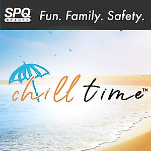 Chill Time Beach Chair, 2-Pack – Lightweight, Heavy Duty Outdoor Folding Chairs, Portable Backpack Carrying Case Included, Padded Armrests & Backrests, Durable Steel Frame Holds up to 300 lbs, RPBC2P