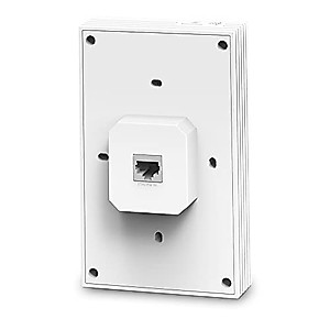 TP-Link EAP655-Wall | Omada True WiFi 6 AX3000 Wall Plate Wireless Gigabit Access Point | High-Efficiency | Seamless Roaming | PoE Passthrough | Multiple SDN Controller Options | Remote & App Control