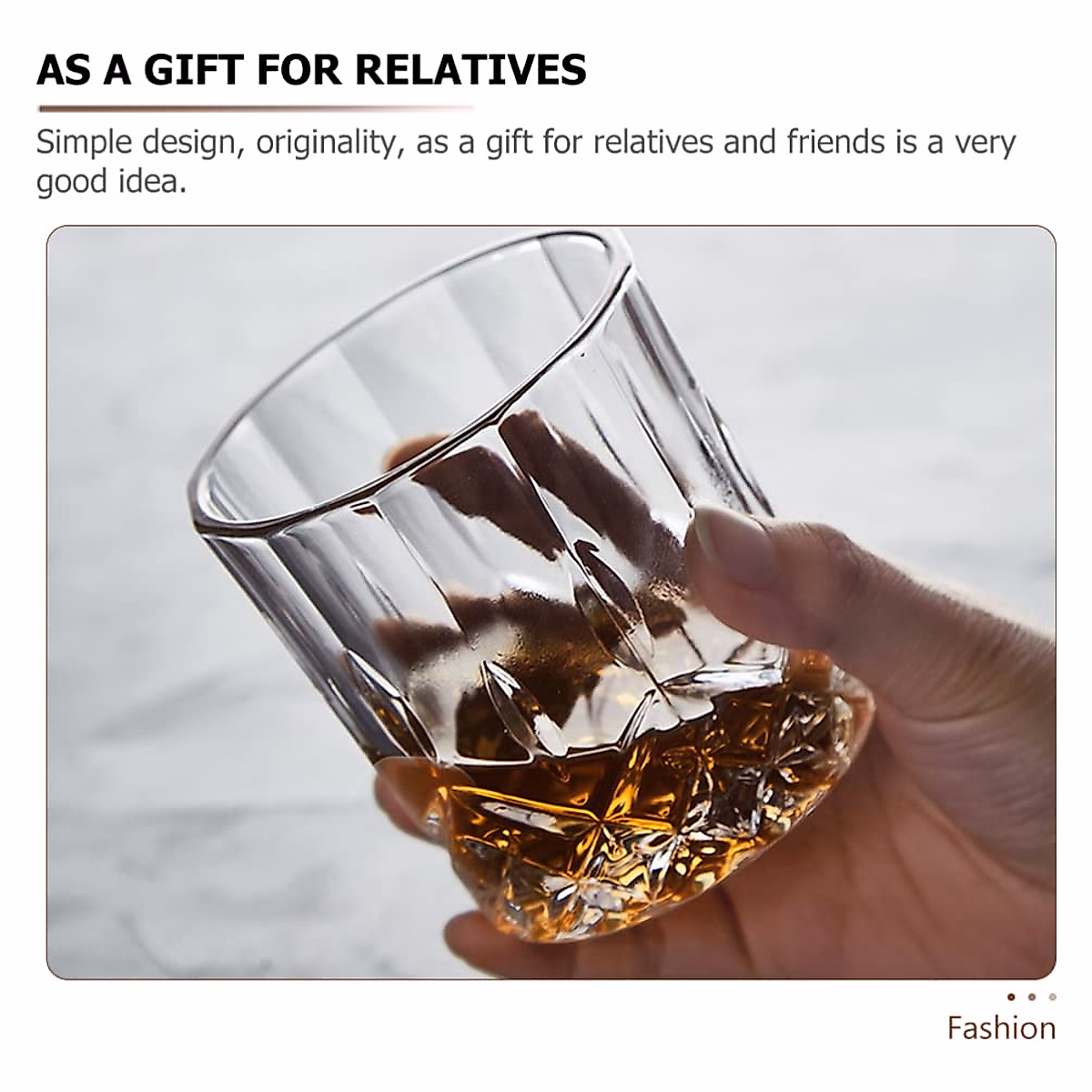 UPKOCH Crystal Whiskey Glasses Tumbler Set: 4Pcs Vintage Whiskey Glasses Whiskey Tumblers Crystal Glasses Cocktail Glass for Bar