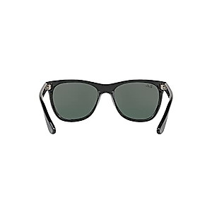 Ray-Ban RB4184 Square Sunglasses, Black/Green, 54 mm