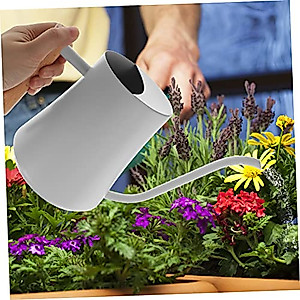 BUTIFULSIC Watering Kettle Flower Watering Bottle Garden Watering Bucket Sprinkling cans Flower Watering can Plant Mister Watering Spray Bottle Succulent Tools Stainless Steel White Indoor