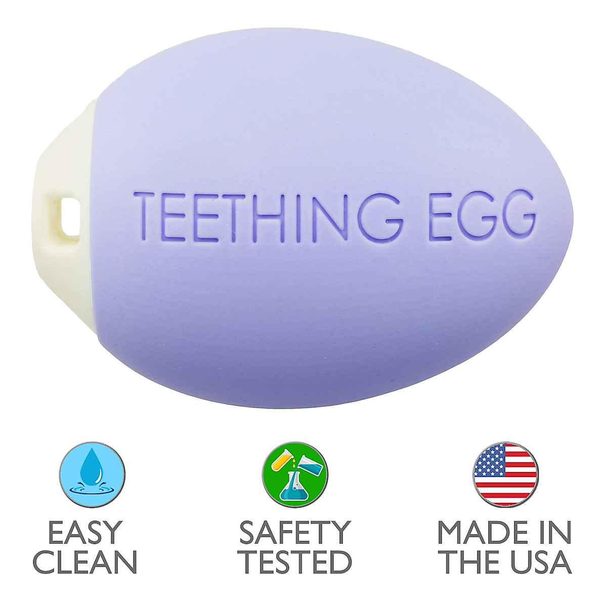 The Teething Egg and Grippie Ring- Baby Development Toys 6 to 12 Months, 3 Month old Baby Boy or Girl, 4 Month Toys, Baby Sensory and Development Toys up to 18 Months