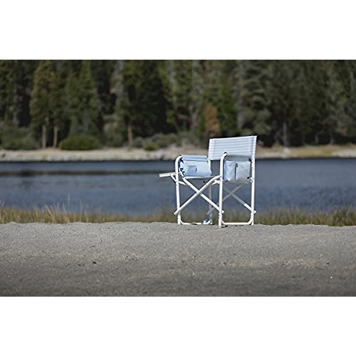 ONIVA - Outdoor Directors Chair with Side Table - Beach Chair for Adults - Camping Chair with Table