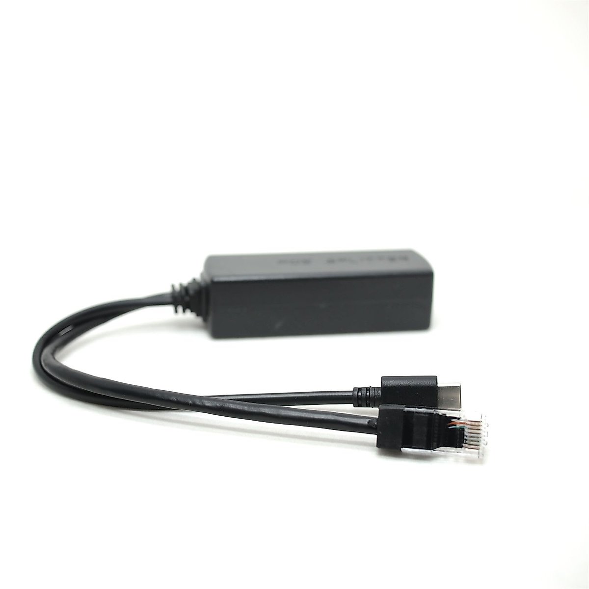 DSLRKIT Gigabit USB Type C Active PoE Splitter 48V to 5V IEEE802.3af Power Over Ethernet for Raspberry Pi 4 4B