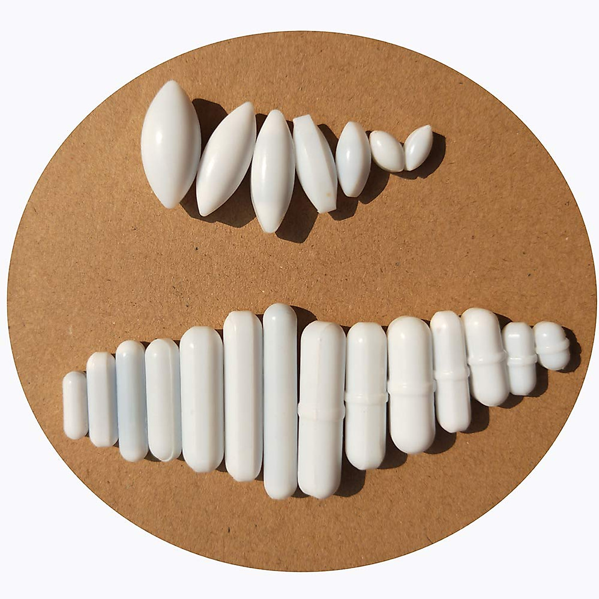 (Set of 22 PCS) Magnetic Stir Bar PTFE Magnetic Stirrer Mixer Stir Bar Teflon Spinbar Stirring Rod,with Magnetic Retriever