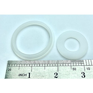 RTPOWER for Coleman Lay Z-Spa # 58113 P4071 E02 Stainless Steel Shaft Impeller+Spare Stainless Steel Shaft+Pump Seal kit+Sealing Gasket for A and B/C Joint of Pump Cold and hot Water Inlet