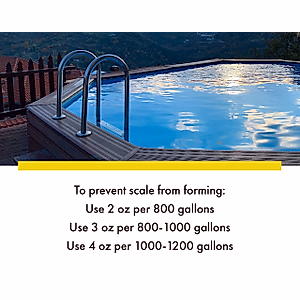 Spa & Hot Tub Scale Remover - Quart - Hot Tub & Spa Descaler, Scale Stain & Lime Stain Remover