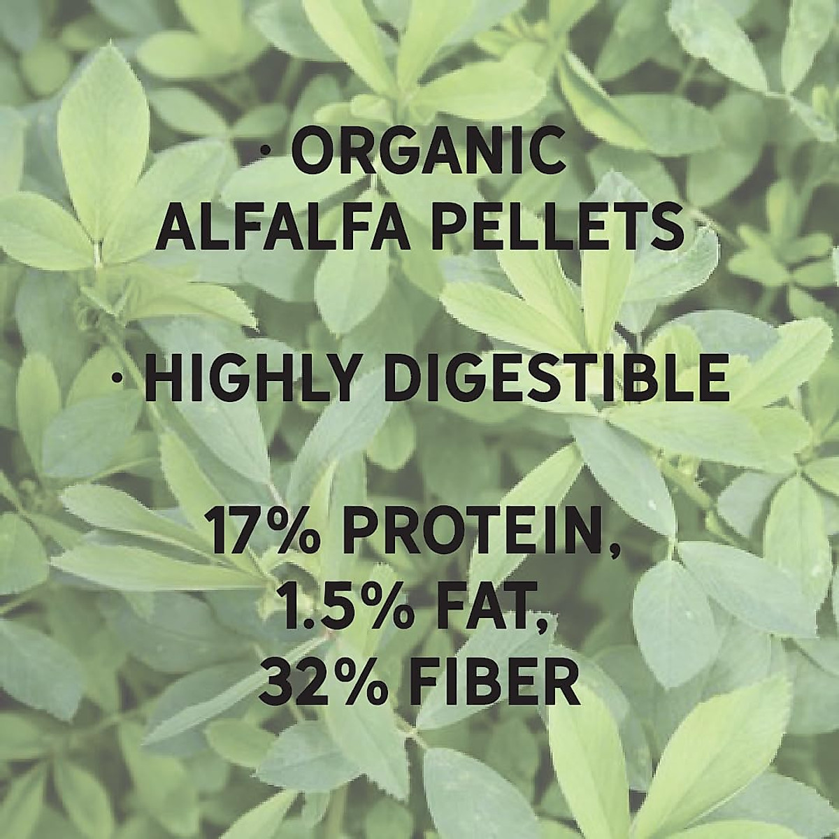 New Country Organics | Alfalfa Pellets for Livestock | Certified Organic and Non-GMO | 50 lbs