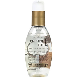 OGX Nourishing + Coconut Milk Anti-Breakage Serum, 4 Fl Oz