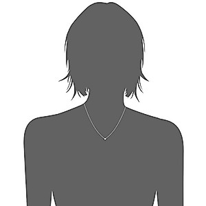 Amazon Essentials 14k White Gold Bezel Set Solitaire Adjustable Pendant Necklace (1/10cttw, K-L Color, I2-I3 Clarity), 16" + 2" Extender (previously Amazon Collection)