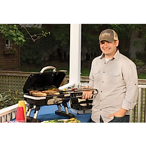 Cuisinart CGG-180TB Portable Propane, Petit Gourmet Tabletop Gas Grill, Black