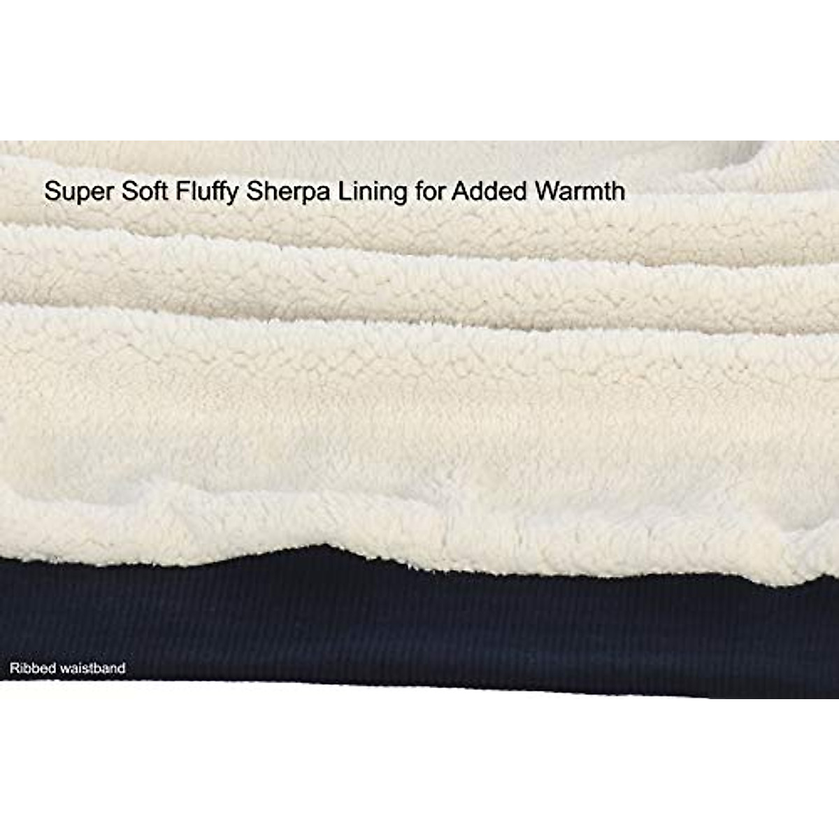 Gioberti Men Heavyweight Sherpa Lined Fleece Hoodie Jacket, Black, Large