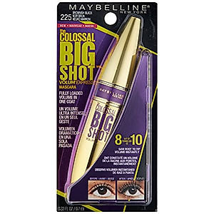 Maybelline Volum' Express The Colossal Big Shot Washable Mascara, Brownish Black, 0.33 fl. oz.