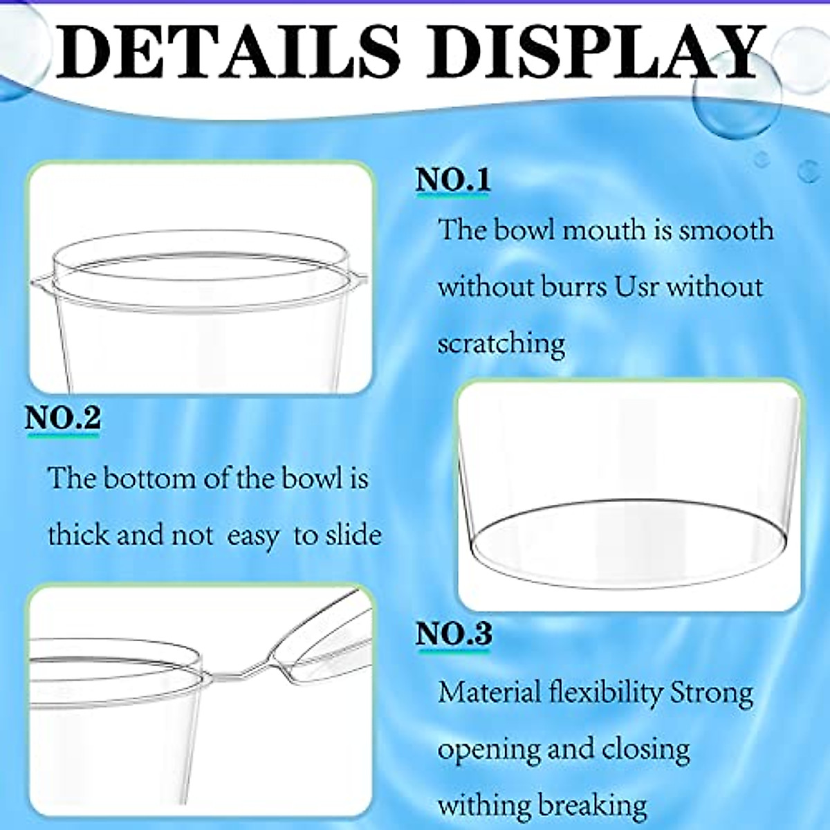 XINGLIAN 100 Pieces Plastic Souffle Cups, 1 OZ Disposable Clear Leak Proof Sauce Cup With Hinged Lid, Used for Various Sauces, Food Samples, Storage Crafts