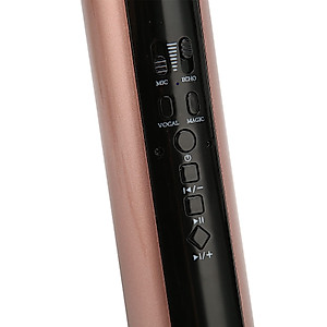 GOWENIC Karaoke Microphone, Portable Handheld Wireless Microphone for Bluetooth, Rechargeable Kids Microphone with Recording for Home KTV Kids Birthday Party ()