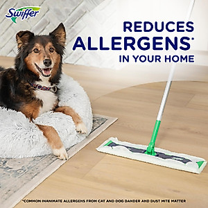 Swiffer Sweeper Dry + Wet XL Sweeping Kit, 1 Sweeper, 8 Dry Cloths, 2 Wet Cloths