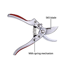 Fruit Tree Bonsai Gardening Pruning Shears Effort-Saving Pruners Scissors Hand Tools Professional Sharp Pruning Shears Tree Trimmers Secateurs Hand Pruner Garden Shears Clippers