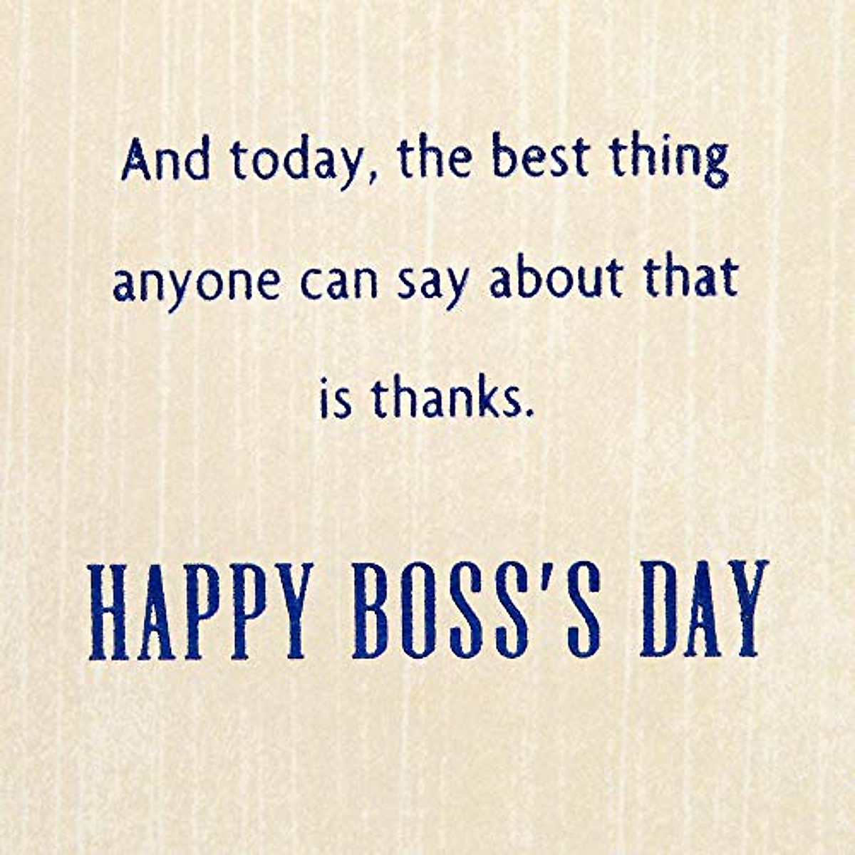 Hallmark Boss's Day Greeting Card (You're The Best, Boss)