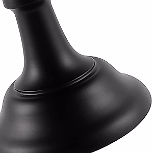 FUNSUEI 12 Inch Round Metal Cake Stand, Detachable Metal Cupcake Stand, Dessert Display Plate for Weddings, Tea Parties, Birthday Parties and Other Celebrations, Black