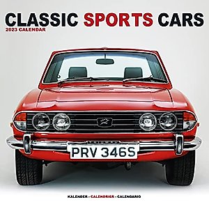 Sports Cars Calendar - Classic Sports Cars Calendar- Calendars 2022 - 2023 Wall Calendars - Car Calendar - Automobile Calendar - Classic Sports Cars 16 Month Wall Calendar by Avonside