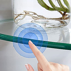 RVCREA Bathroom Shelves Tempered Glass Corner Shelf 8MM-Thick Wall Mount Glass Shower Shelf, Stainless Steel Accessories (Size : 18cm/7in)