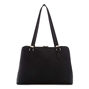 GUESS womens Satchel, Satchel Shoulder Bag, Black, One Size US