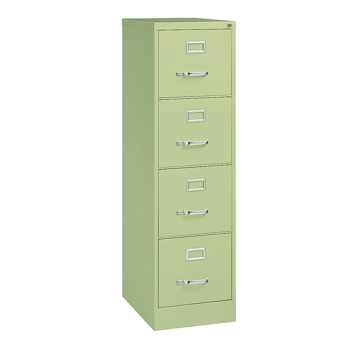 Hirsh Industries 22" Deep Vertical File Cabinet 4-Drawer Letter Size Putty, 17891