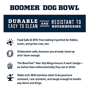 YETI Boomer 4, Stainless Steel, Non-Slip Dog Bowl, Holds 32 Ounces, Cosmic Lilac